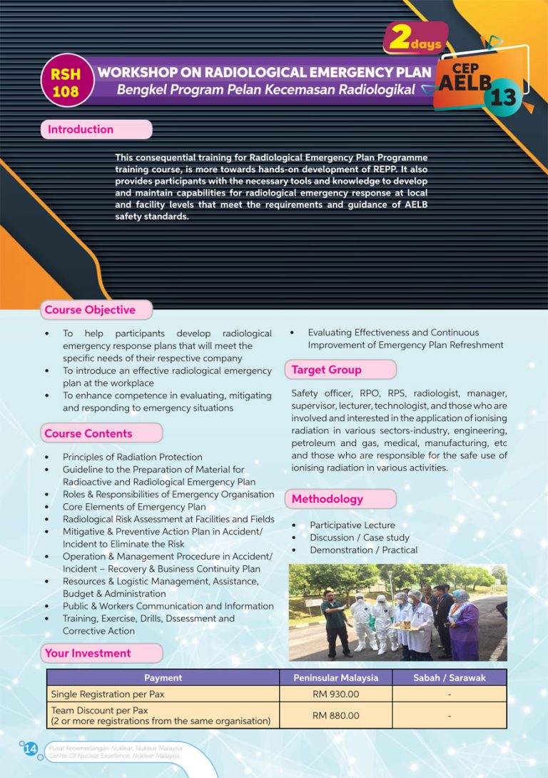 Radiation Safety and Health – Centre of Nuclear Excellence Malaysia