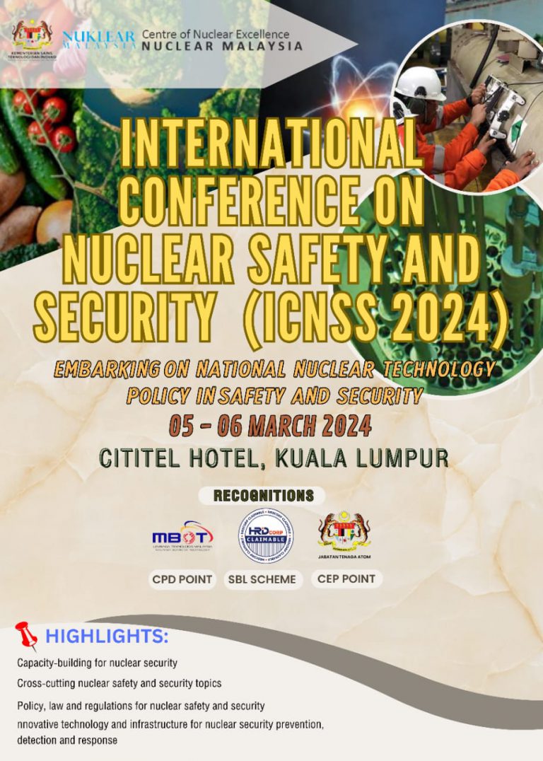 INTERNATIONAL CONFERENCE ON NUCLEAR SAFETY AND SECURITY (ICNSS 2024 ...